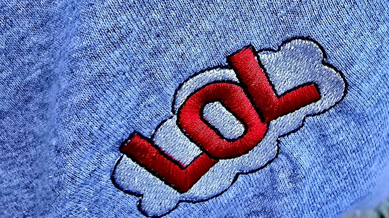 Using My Smartstitch 1201 Embroidery Machine To Stitch A Chest Logo ...