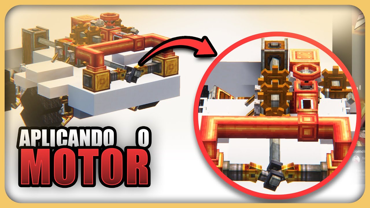 Como fazer um carro: Aplicando os motores - Minecraft Create #3 - YouTube
