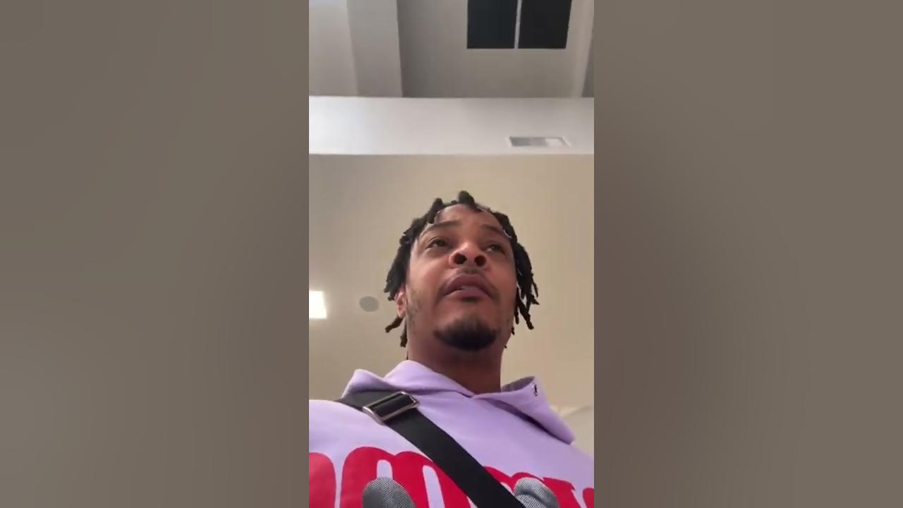 T.I. goes live to discuss his son King's recent arrest. - YouTube