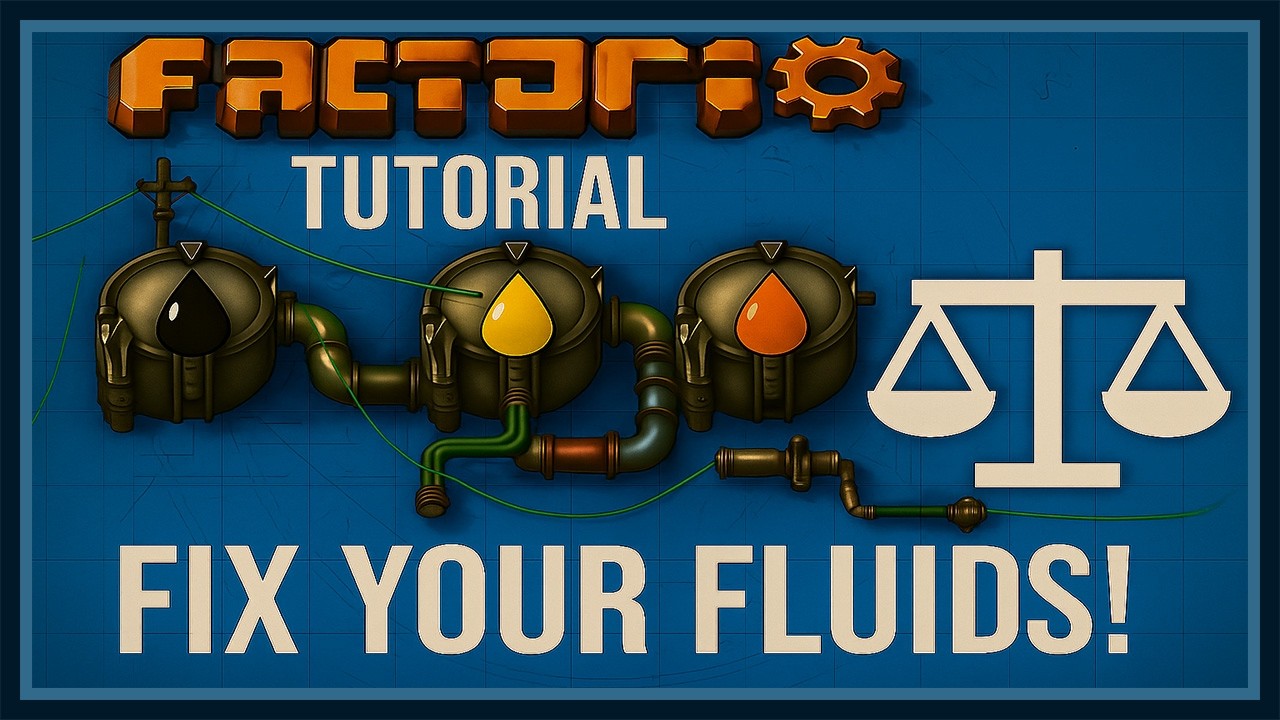Balancing Advanced Oil Processing Fluids with the Circuit Network | FACTORIO TUTORIAL - YouTube