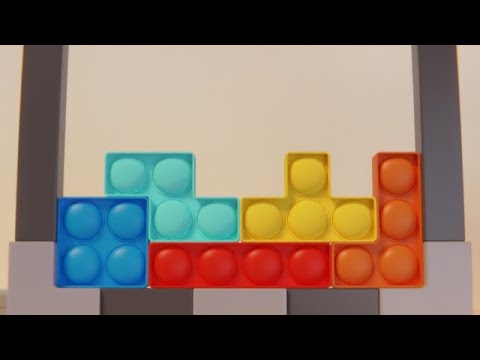 Fidget Pop it TETRIS #6 - YouTube