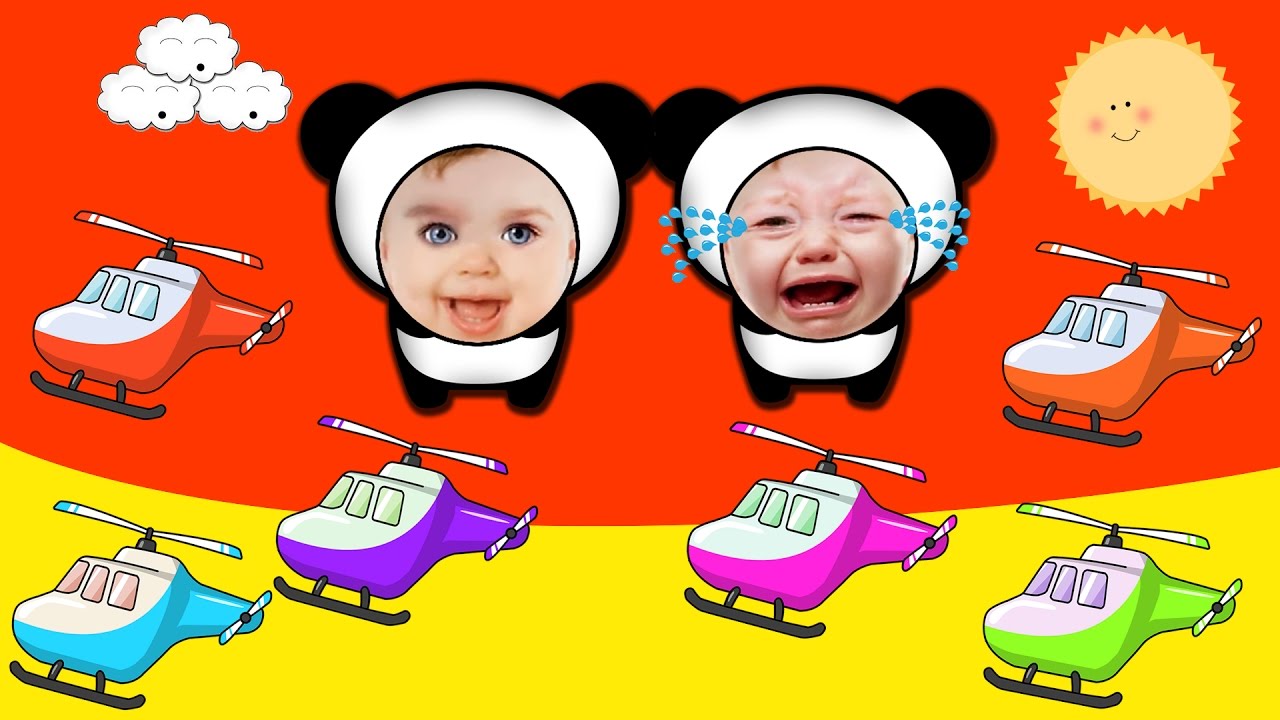 Bad baby panda Laughing Vs Bad baby panda Crying Learn colors And ABC ...