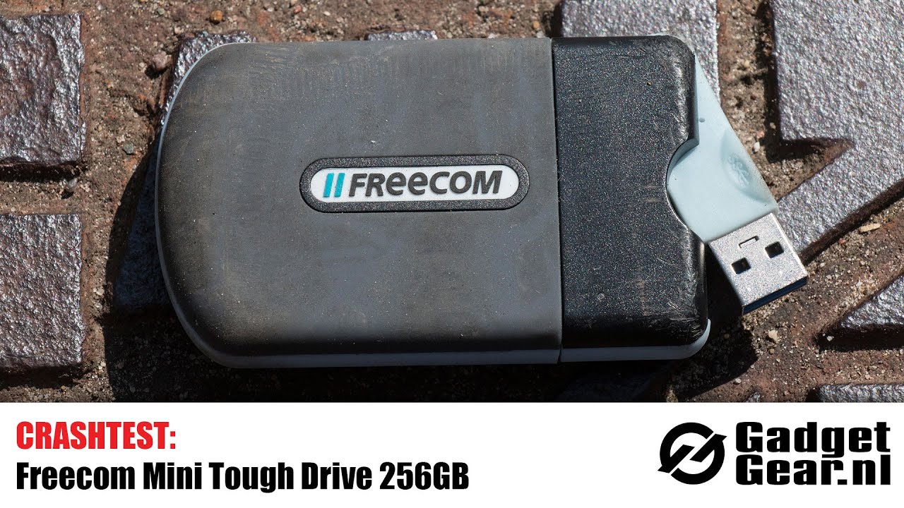 Crashtest: Freecom Tough Drive Mini SSD PRO 256GB - YouTube
