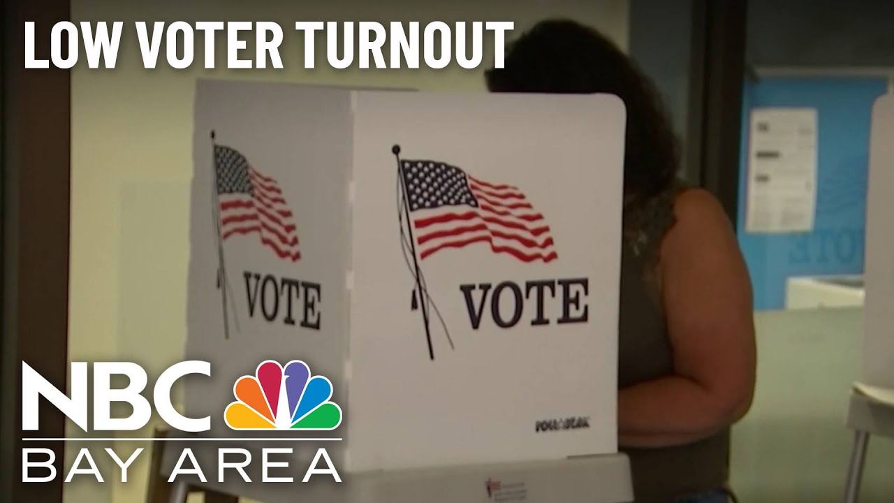 Low Voter Turnout In Bay Area California Youtube