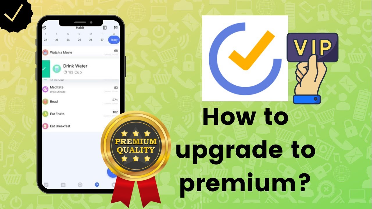How to upgrade to premium on TickTick? - YouTube