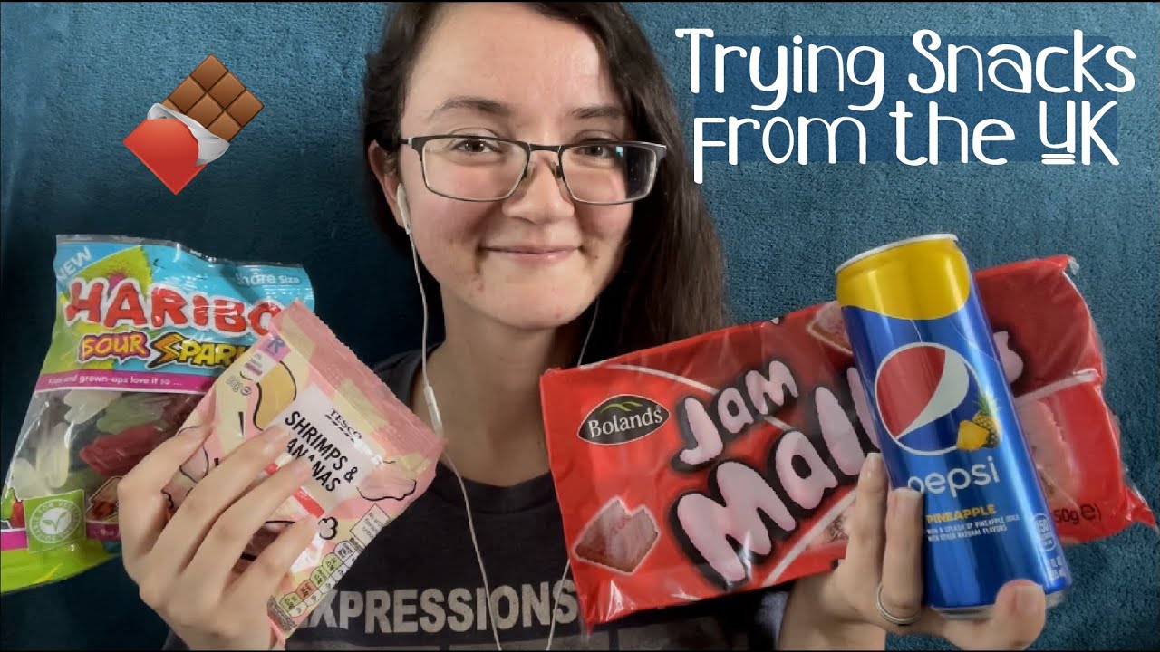 ASMR // Trying Snacks from The UK! 🍫 | Eating Sounds, Mouth Sounds ...