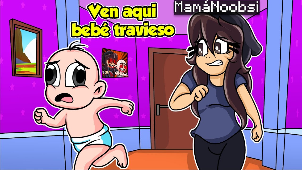 BEBE NOOB ESCAPA DE LA MAMÁ NOOBSI 👶😂 ¿SOBREVIVIRA? BEBE NOOB VS BEBE ...