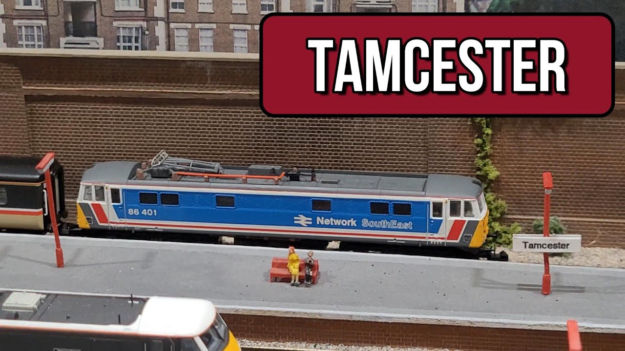 Tamcester - WCML N Gauge Layout - Great Electric Train Show 2023 - YouTube