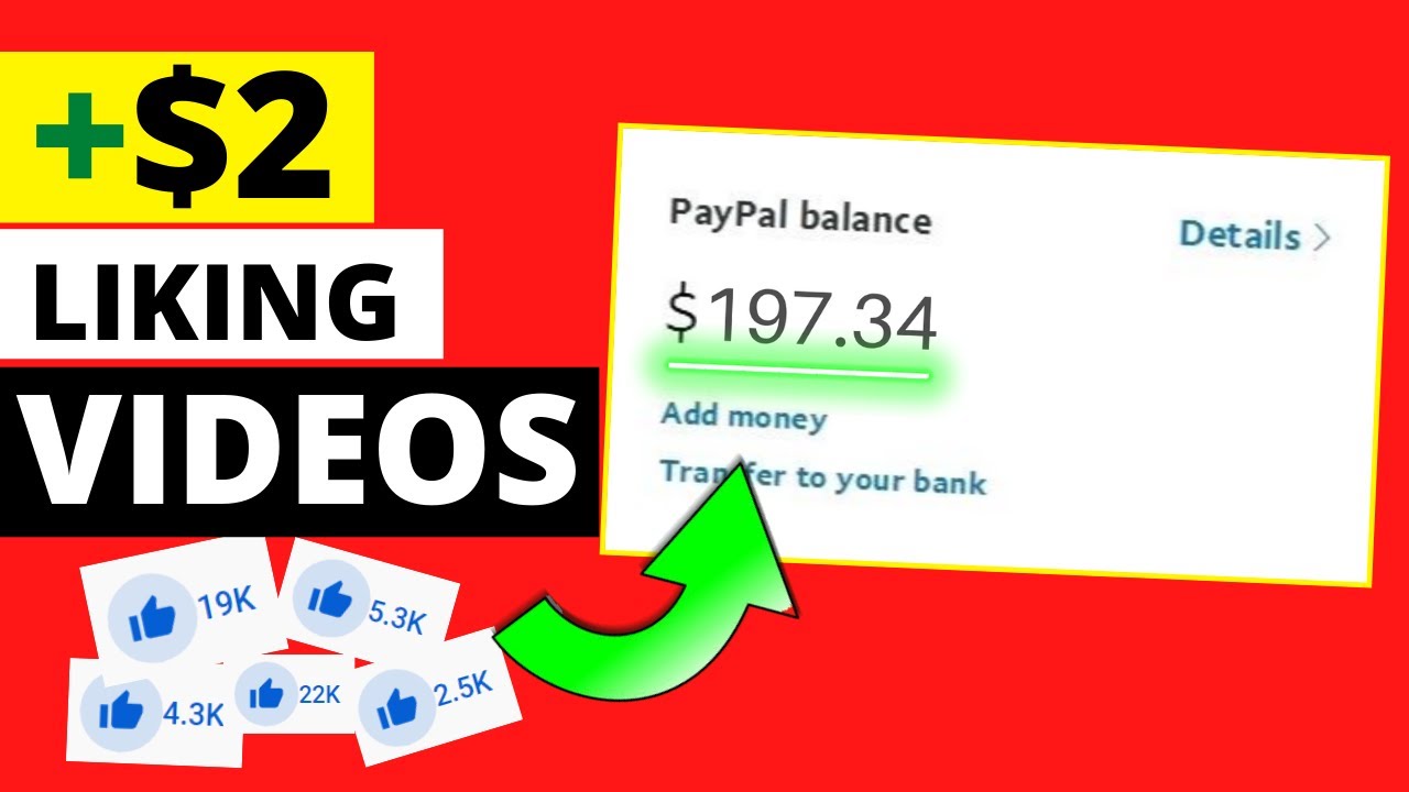 Get Paid To Like Videos ($1.97 Each - Make Money Online) - YouTube