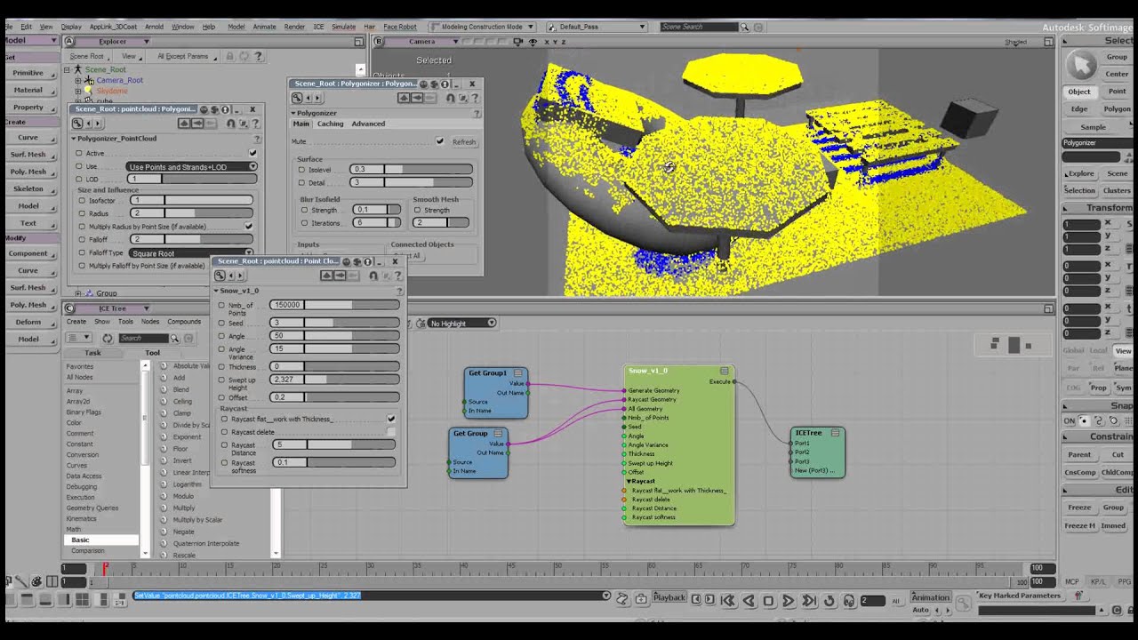 Softimage ice snow build - YouTube