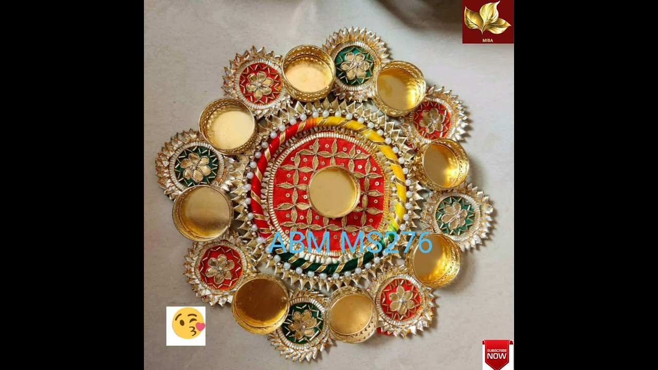 Fully handmade decorated lamp/mats/flowers🤩🤩 | WhatsApp to 6382331760 ...