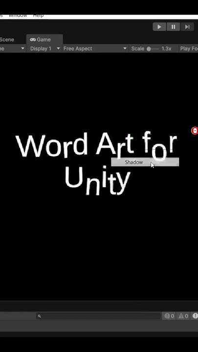 Word art for Unity textmeshpro #unityassets #unityui #unity3d #textmeshpro #unitytext # ...