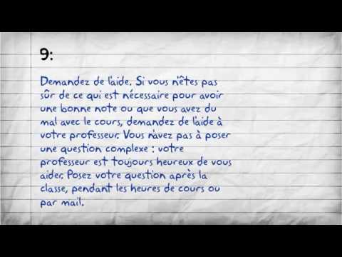 Obtenir de bonnes notes et réussir ses études - YouTube