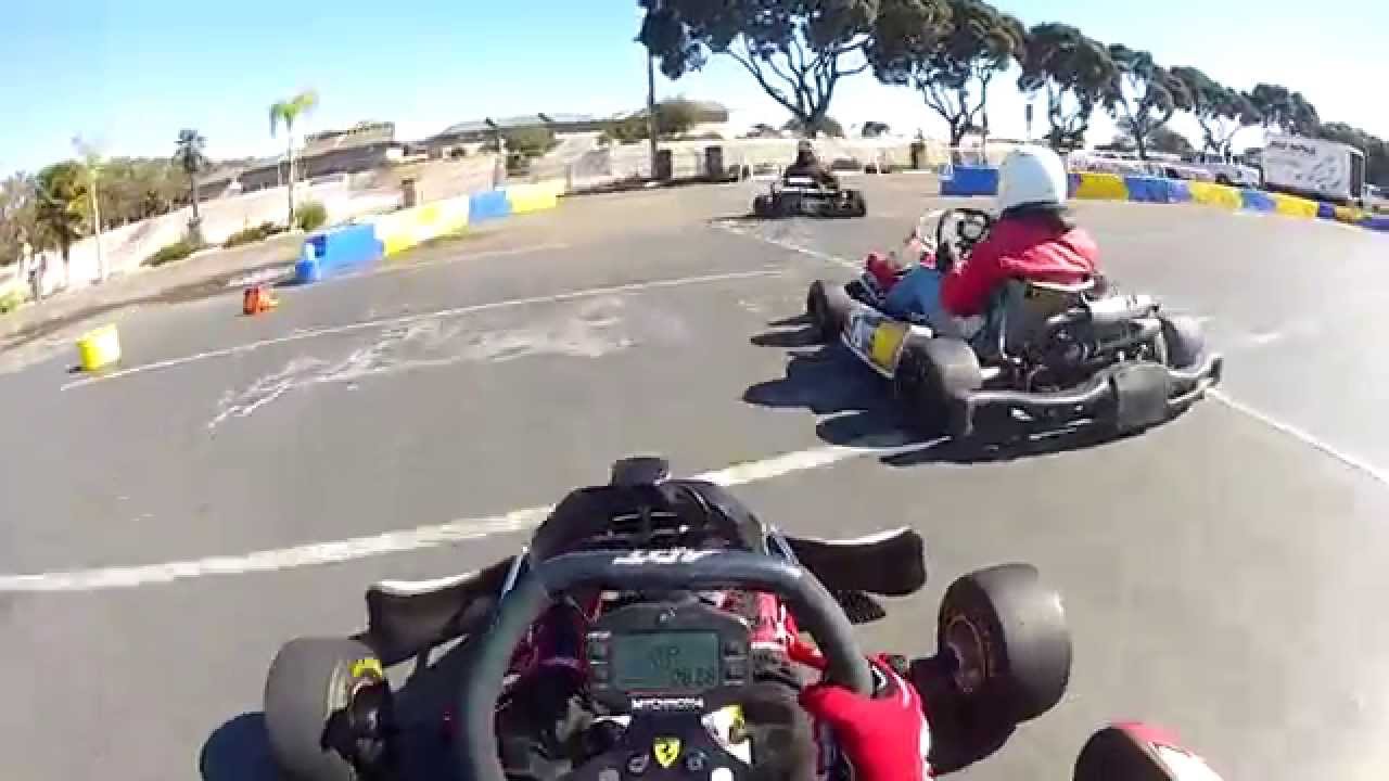Jim Hall 2014 Sprint Kart Race Series - November - Heat 3 - YouTube