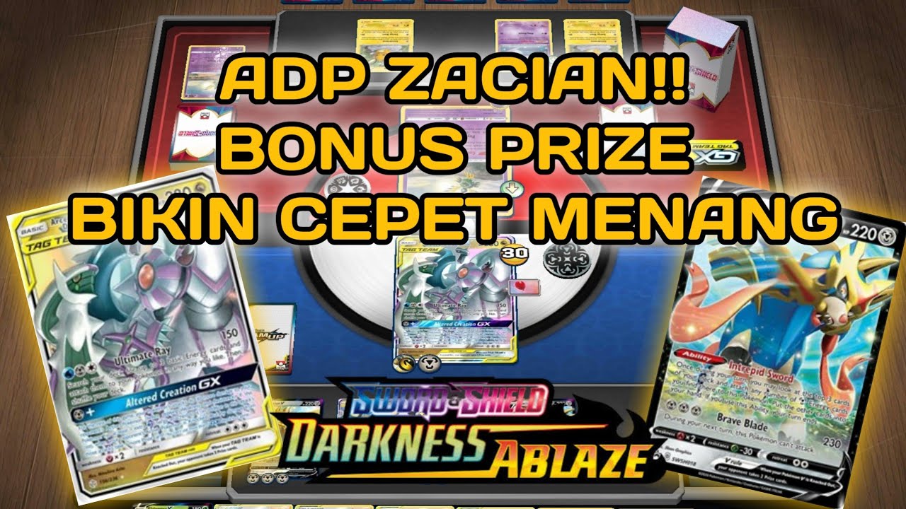 ARCEUS & DIALGA & PALKIA GX + ZACIAN V ! ADP ZACIAN DECK PROFILE ...