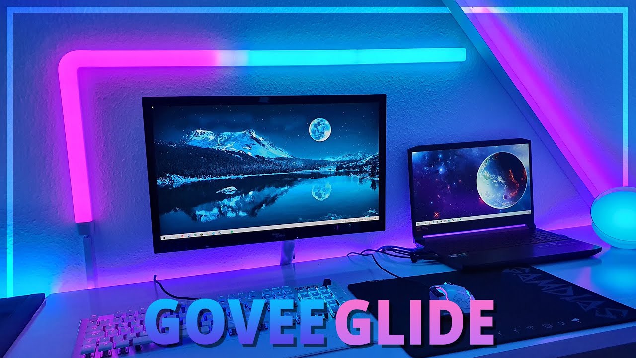 DAS BESTE LED GADGET FÜR DIE WAND ? | GOVEE Glide Review | vectix - YouTube