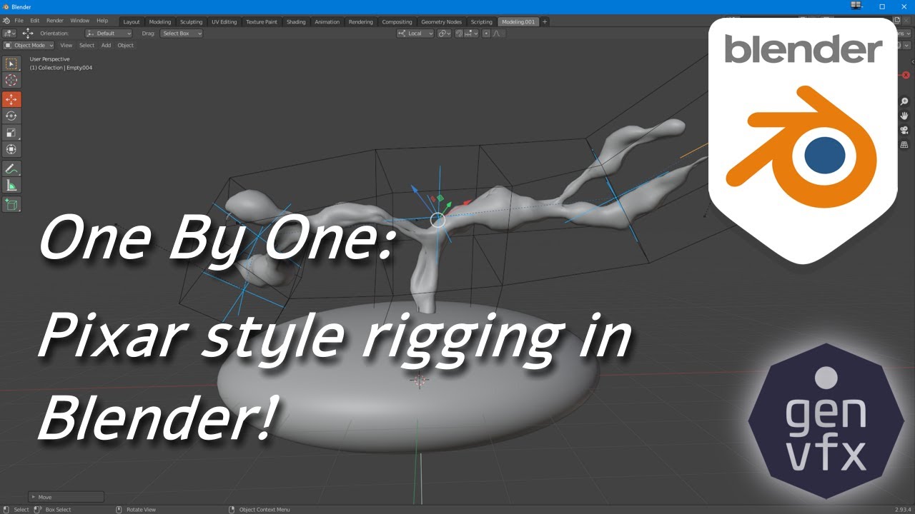 ONE BY ONE: Rigging like Pixar! Using the surface Deformer in Blender ...