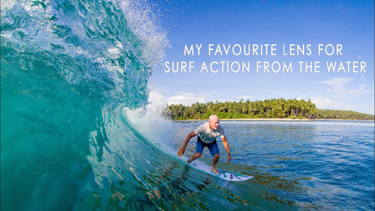 Favourite lens for surf action photography in the water - YouTube