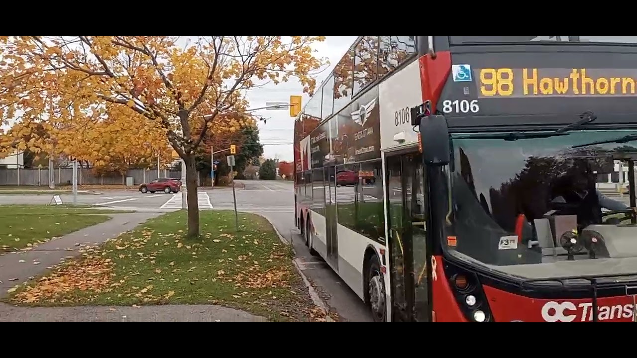 OC Transpo bus #8106 a 2015 Alexander Dennis Enviro 500 Double Decker ...