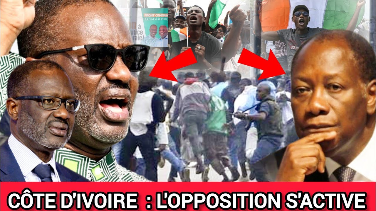 COTE D'IVOIRE 25 OCT: L'OPPOSITION EXCLUT OUATTARA - YouTube