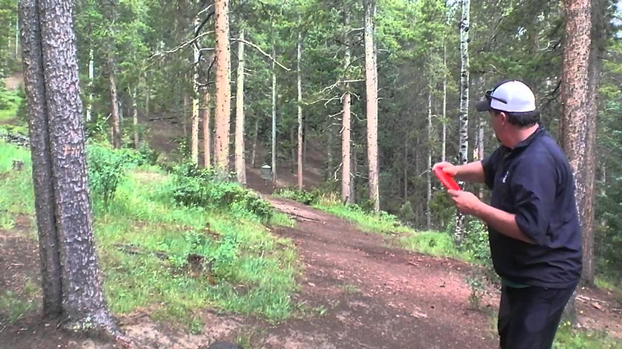 Disc Golf - Doug S. drives Hole 7 at Beaver Ranch in Conifer, CO - YouTube