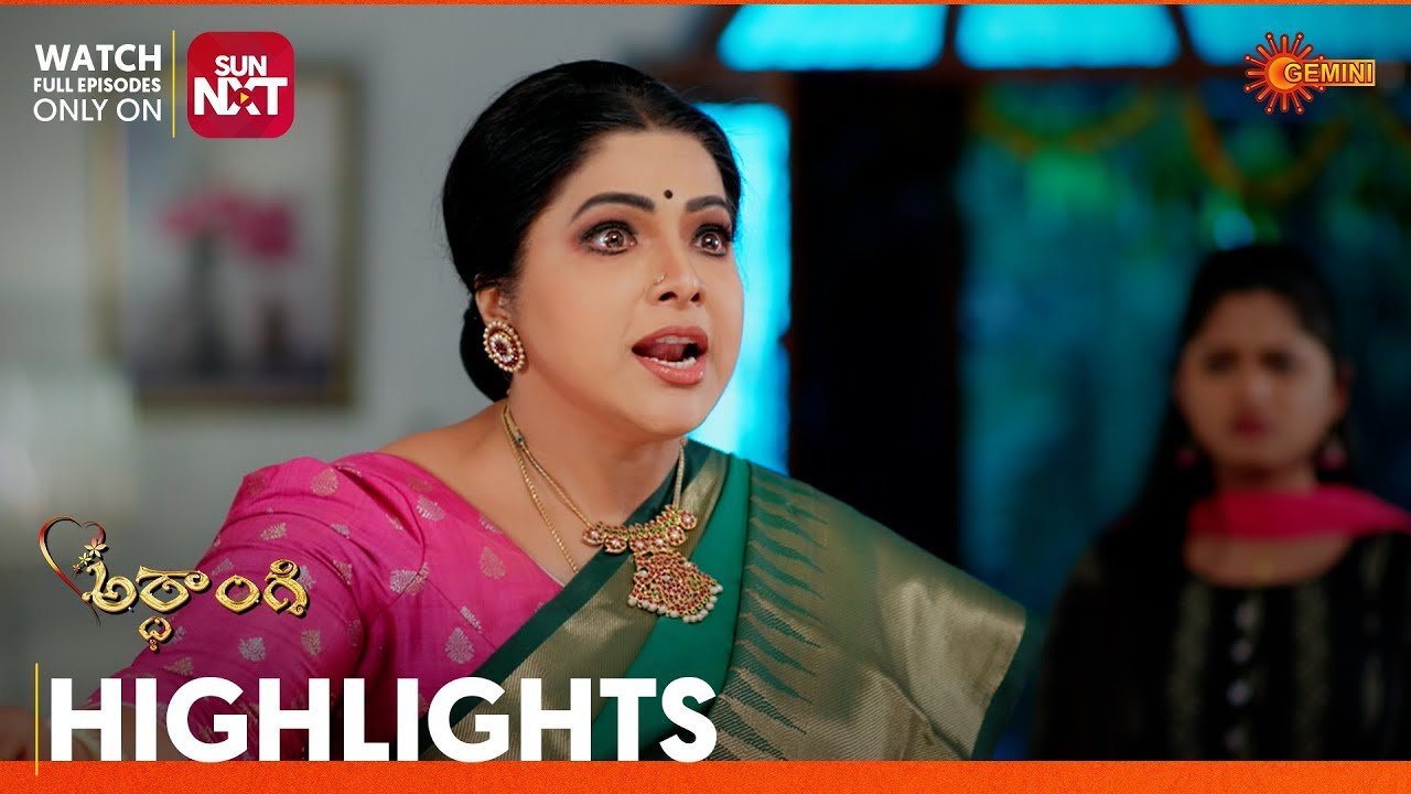 Ardhangi - Highlights of the day | Watch full EP only on Sun NXT | 09 ...