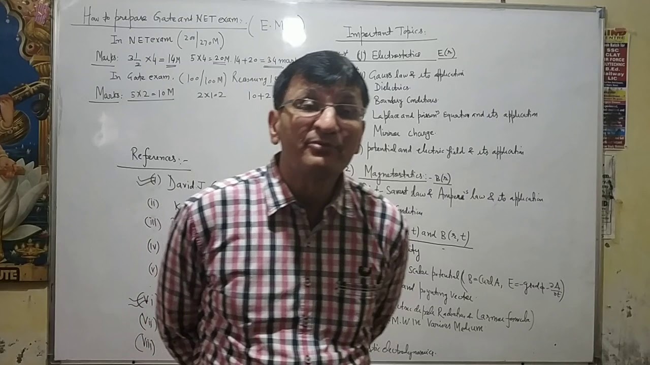 How to prepare NET & GATE Exam (EMT) Video-1 - YouTube