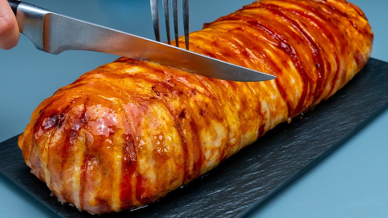 This meat roll will make any chef envious! Easy and super delicious ...
