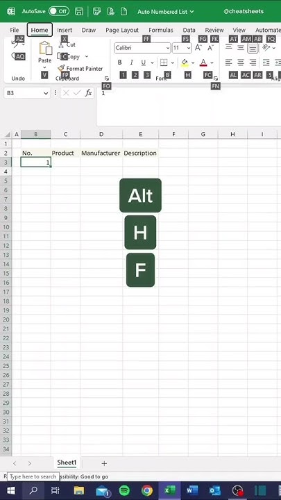 Excel Tips and Tricks - How to fill Series for a set number of rows in ...