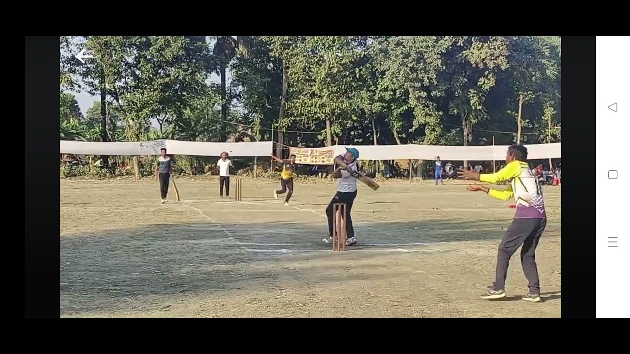 batting in bhelwa tournament - YouTube