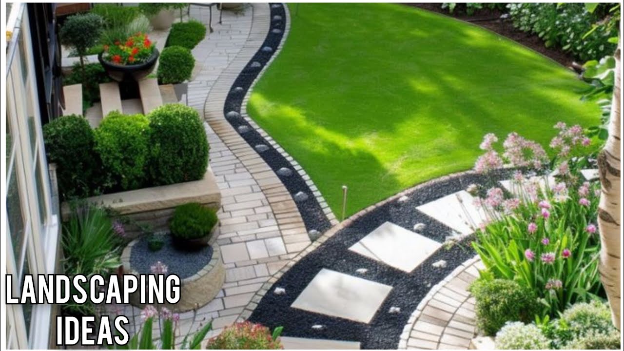 Bold Landscaping ideas Modern for Maintenance the gardens - YouTube