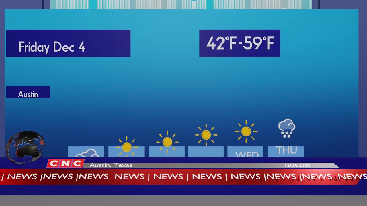 Weather Forecast Austin, Texas Austin, Texas Forecast 12/04/2020 - YouTube