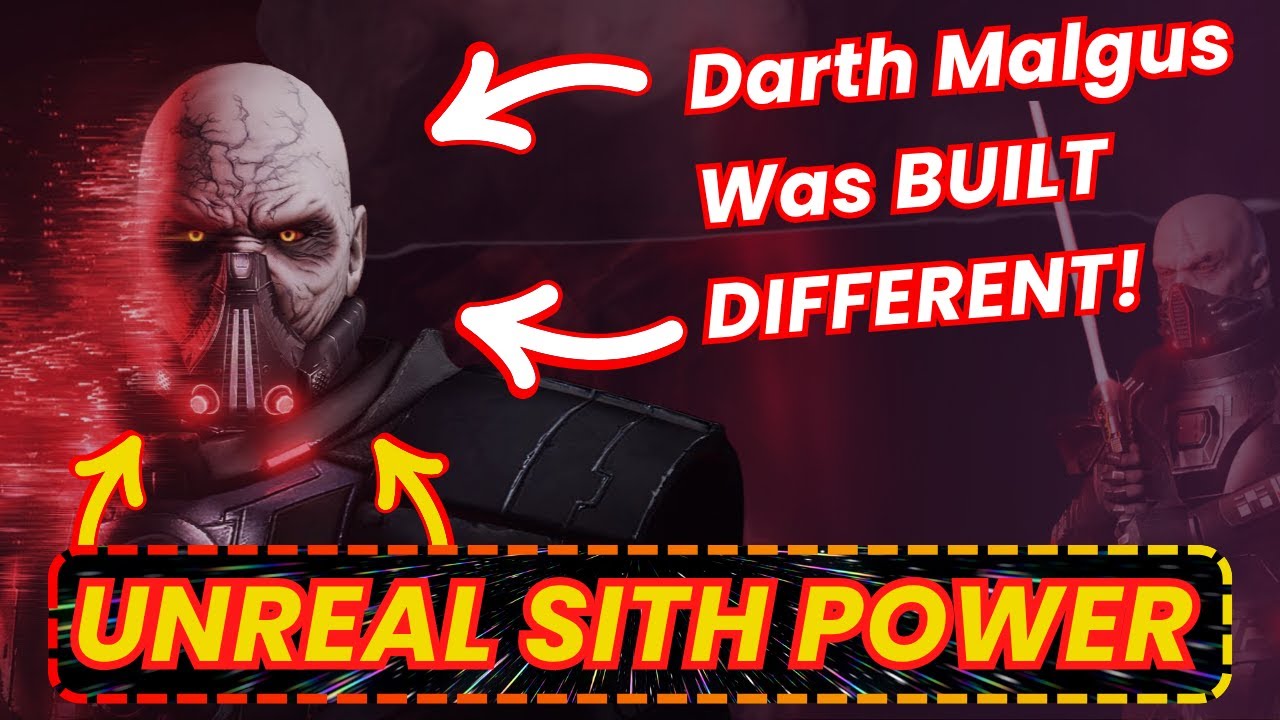 Why Darth Malgus Was the STRONGEST Sith in the Old Republic - YouTube