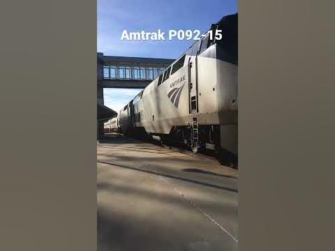 Amtrak P092-15 at Franconia #shorts #amtrak #train - YouTube