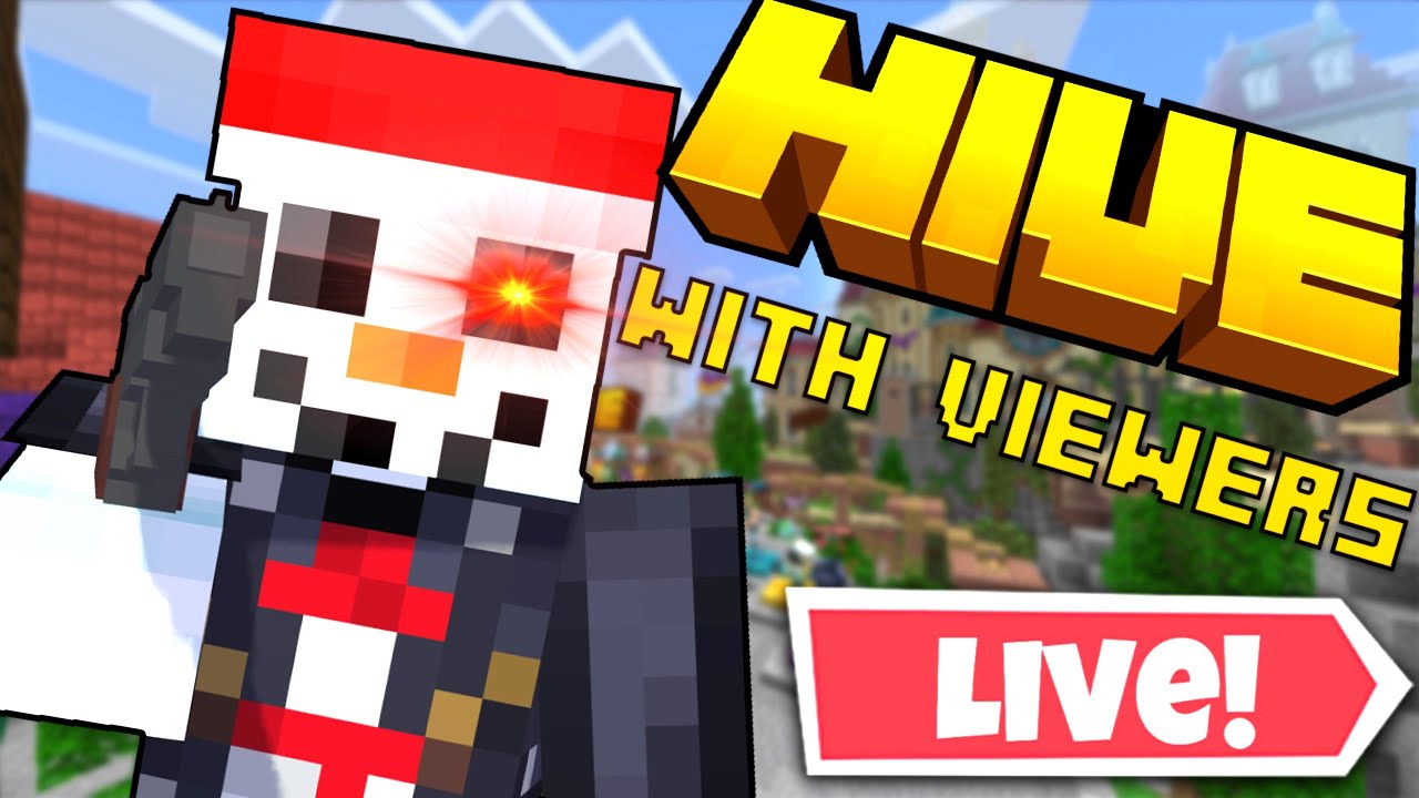 🔴Minecraft Hive Live | Minecraft Hive Mini-Games Playing With Viewers ...