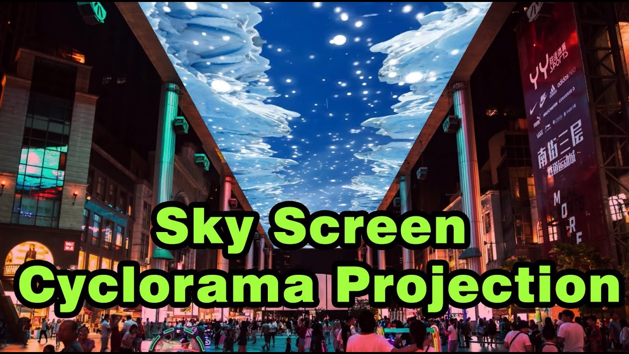 Cyclorama Projection: The Sky Above You is Actually a LED Screen - YouTube