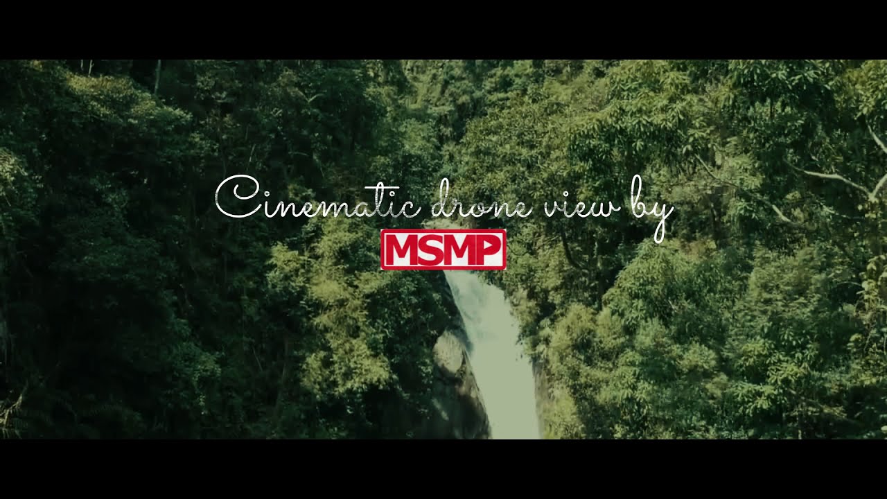 Sungai Chiling waterfall Cinematic Drone view - YouTube