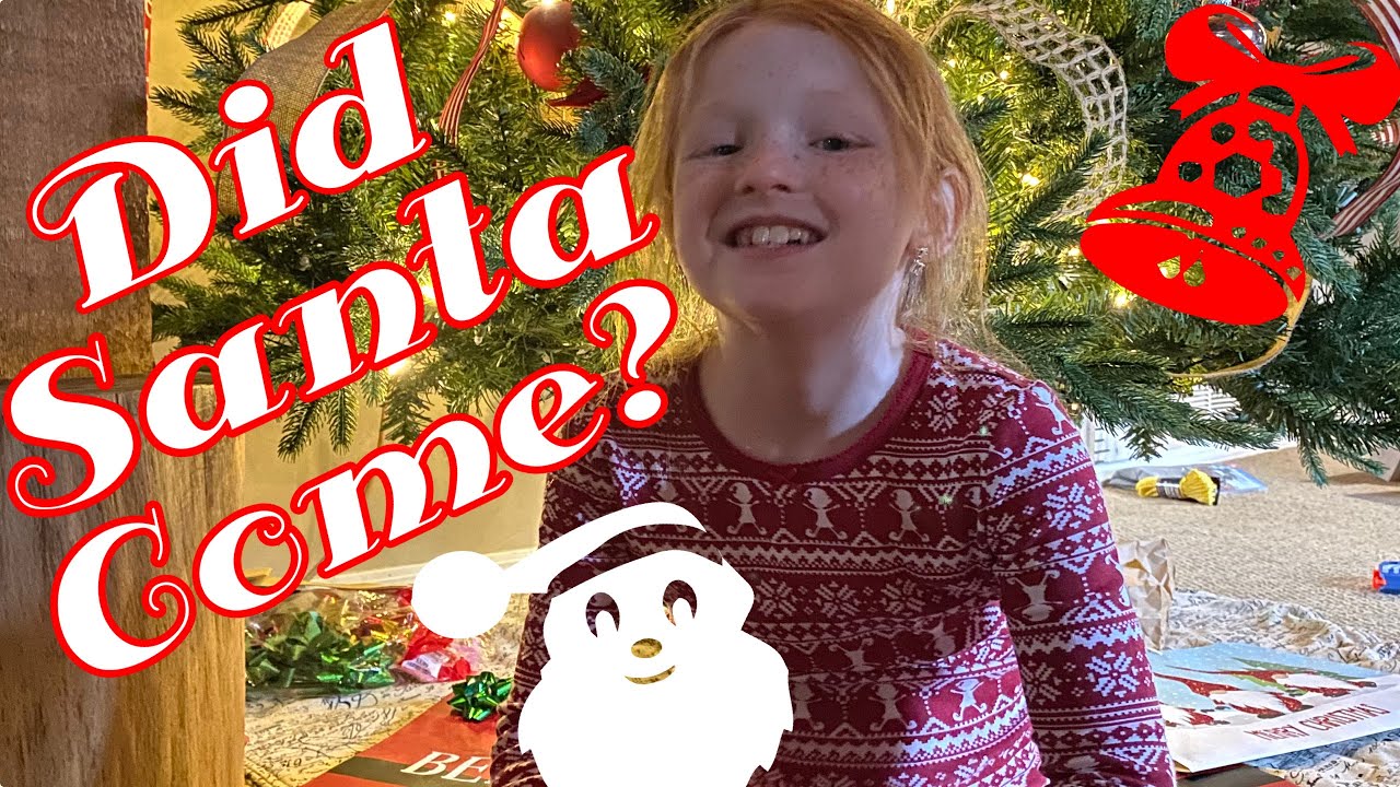 CHRISTMAS MORNING!!! DID SANTA COME TO MY HOUSE? - YouTube