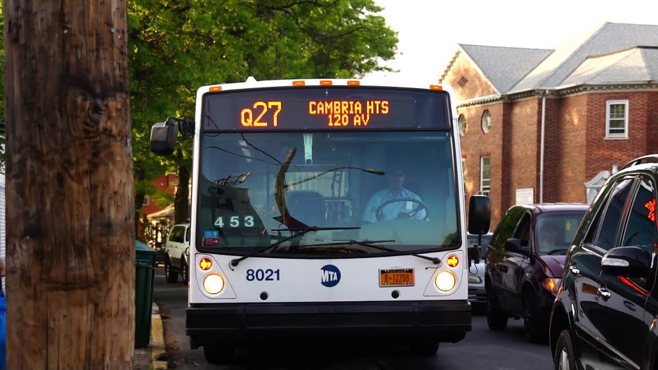 MTA New York City Bus 2011 NovaBus LFS 8021 On The Q27 Limited ...