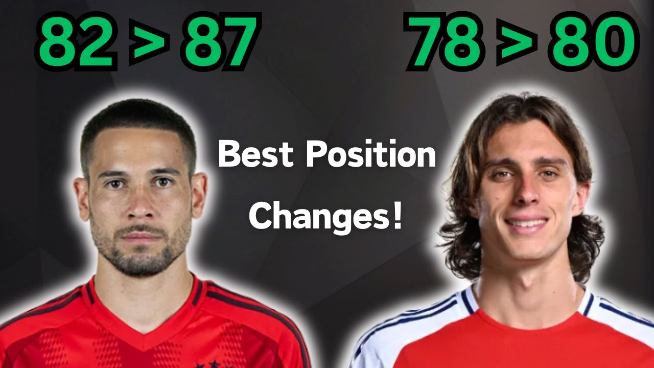 BEST Position changes you MUST DO in FC25 Career Mode! - YouTube