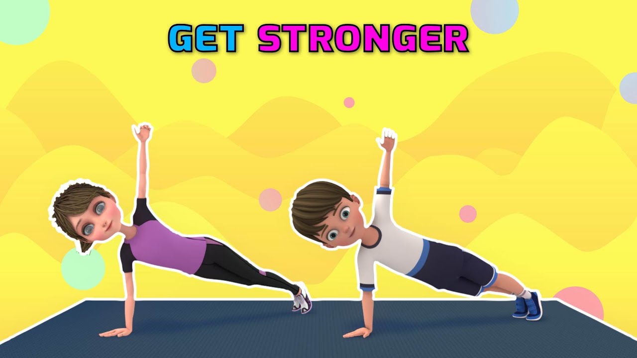 Physical Activities For Kids To Get Stronger | Kids Exercise - YouTube