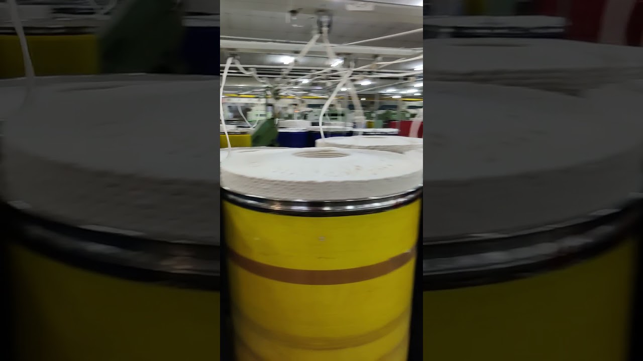 cotton to yarn process - YouTube