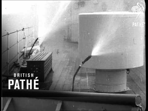 Navy News - Pre-Wetting Trials (1954) - YouTube