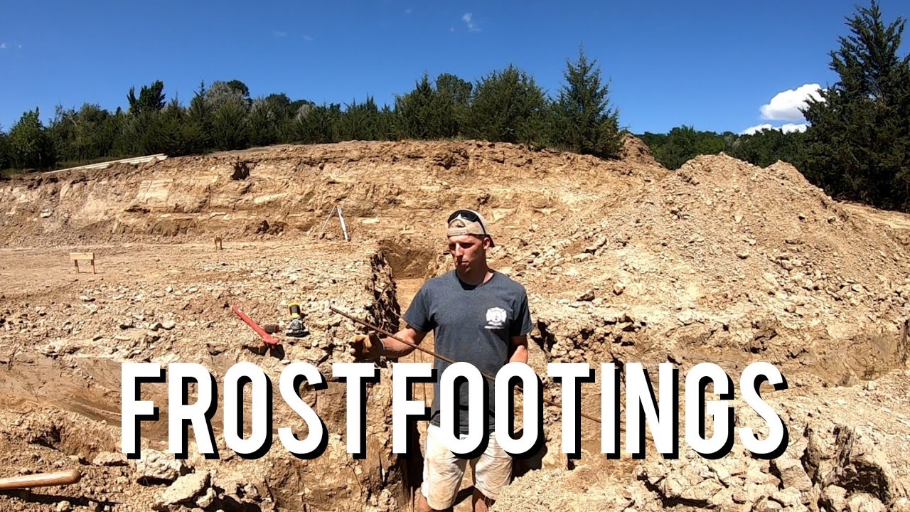 HOW TO: FROST FOOTINGS || Building a house - YouTube