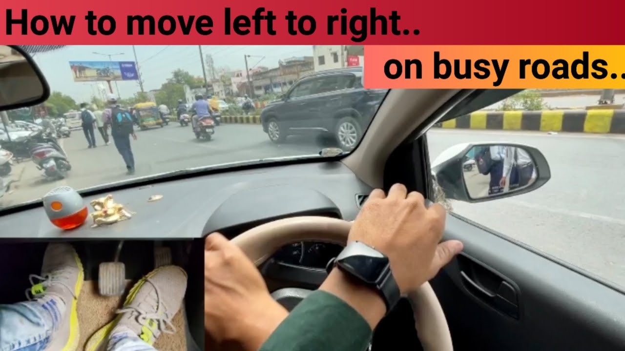 Left & right movement on road while car driving @Drivewithankit - YouTube