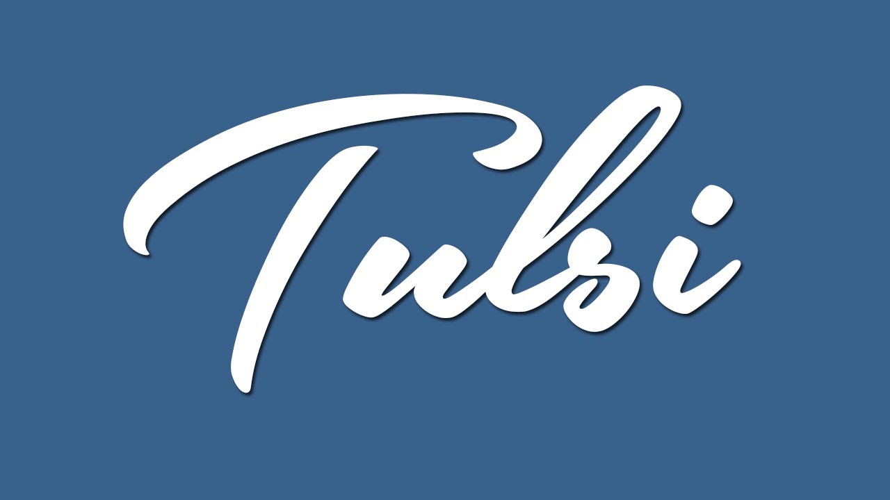 Tulsi Name Signature Style | Tulsi Signature Style | T Name Signature ...