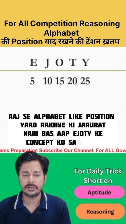 Trick to Learn Letters' Place Value In Easy Way | Reasoning Trick | Reasoning Tips & Tricks # ...