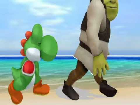 [MMD Shrek X Mario/マリオ] Lean On [Shrek and Yoshi/ヨッシー] - YouTube