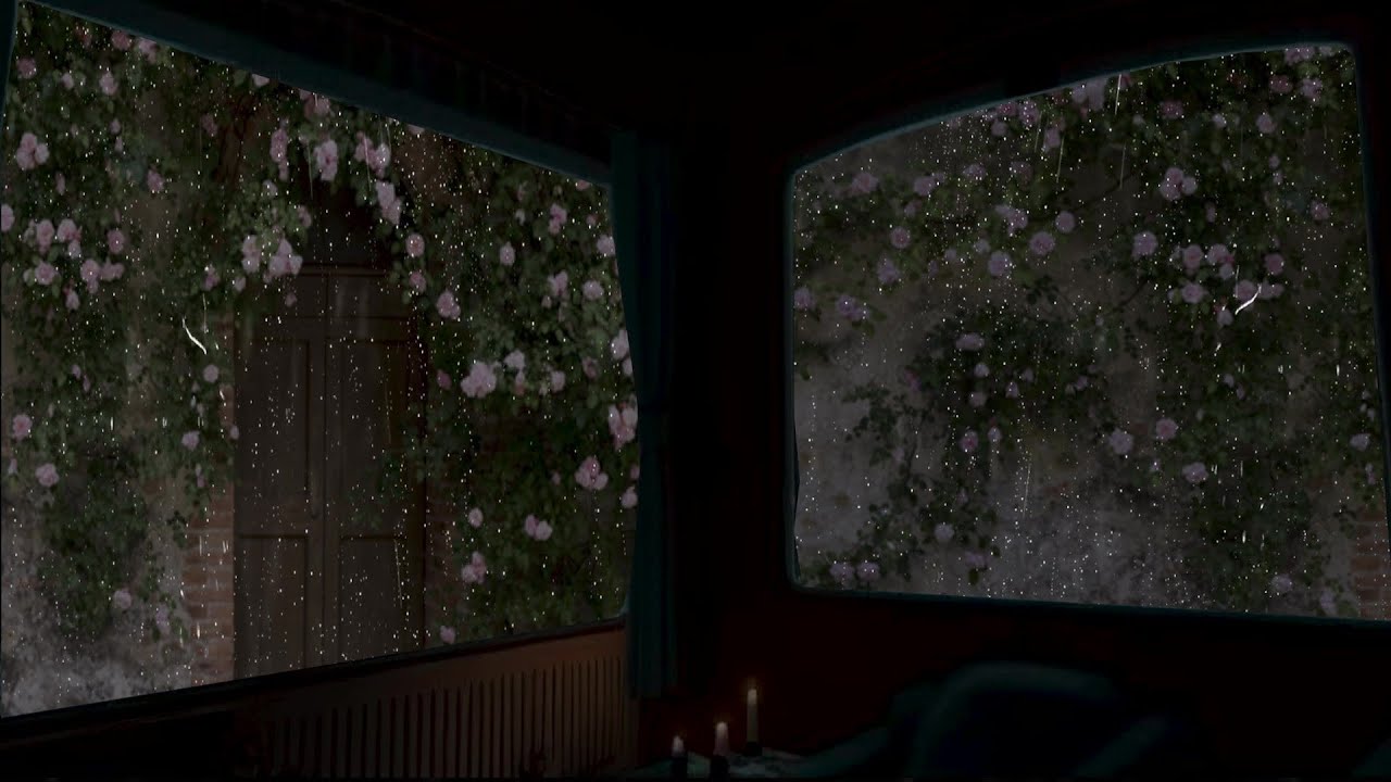 Beautiful Rain Falling On Window - Rain Sound For Sleep, Relax ...