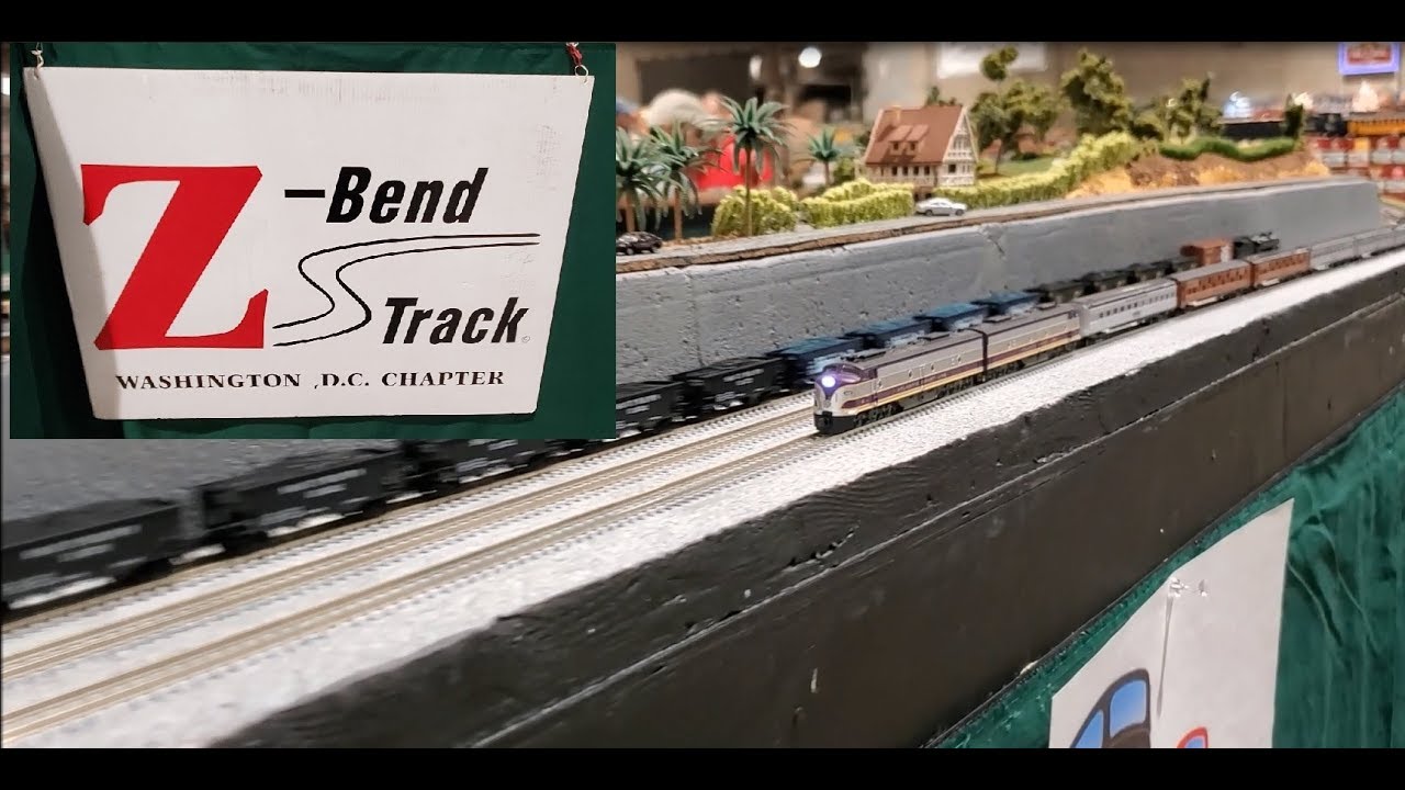 Z Scale Layout during the Great Scale Model Train Show 10 2019 - YouTube